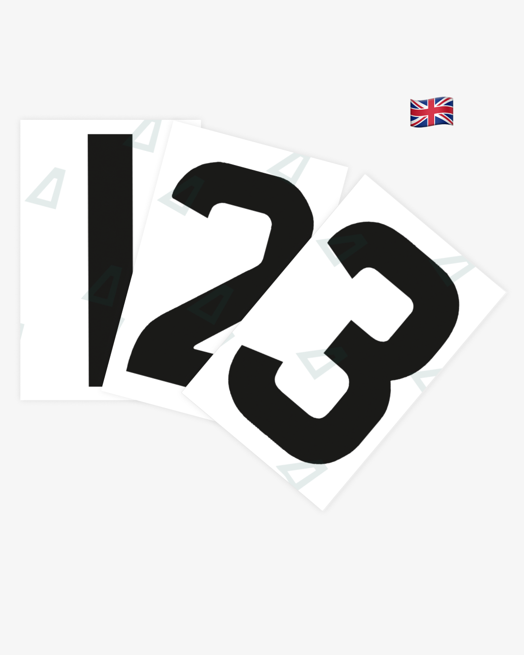 Nano Film number plate sticker UK - Alite with ️