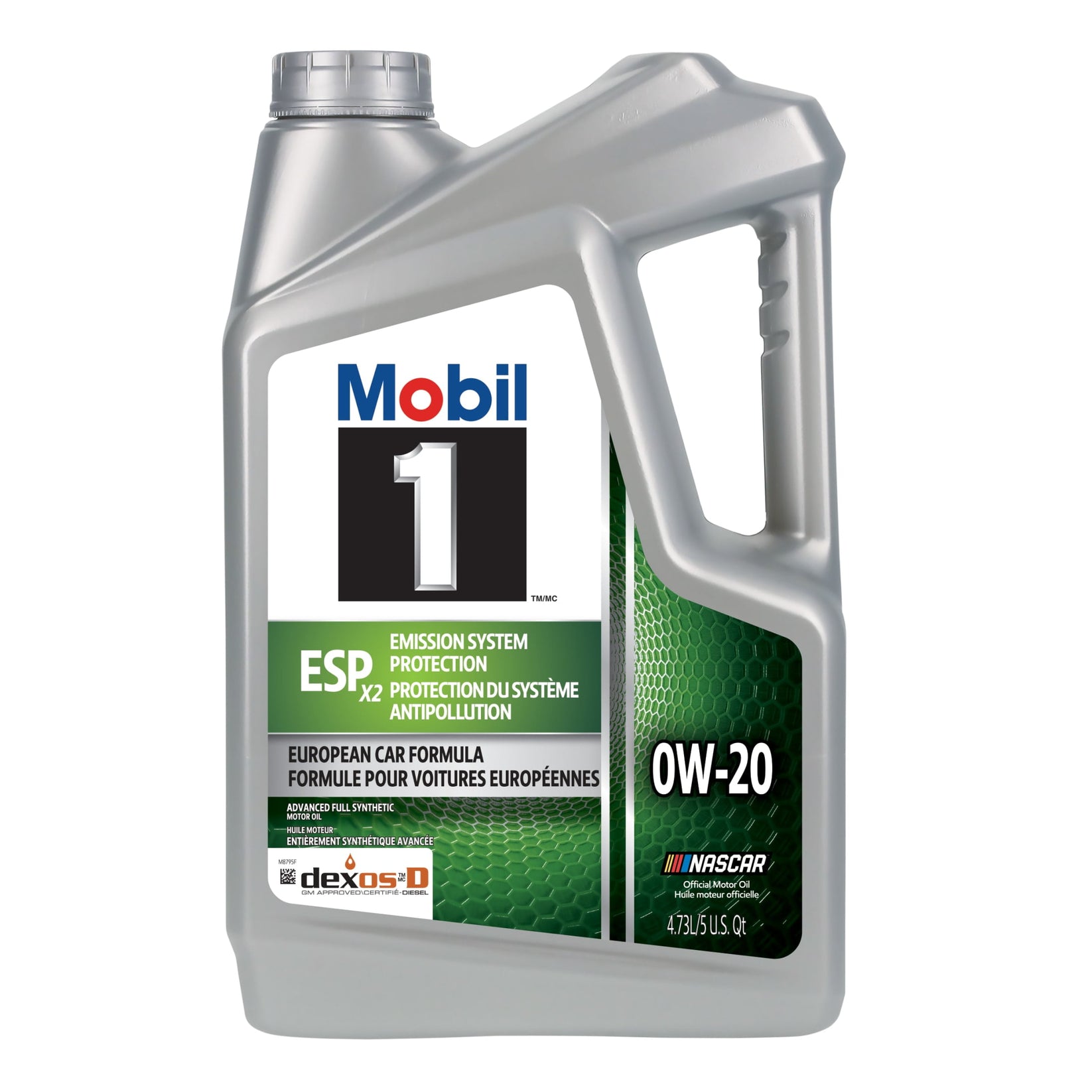 Mobil 1 ESP X2 0W-20 Full Synthetic Motor Oil, Improves Fuel Economy, 5 ...